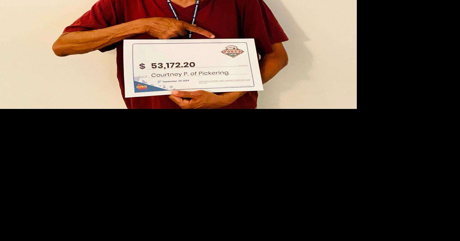 Pickering man celebrates Poker Lotto All In win