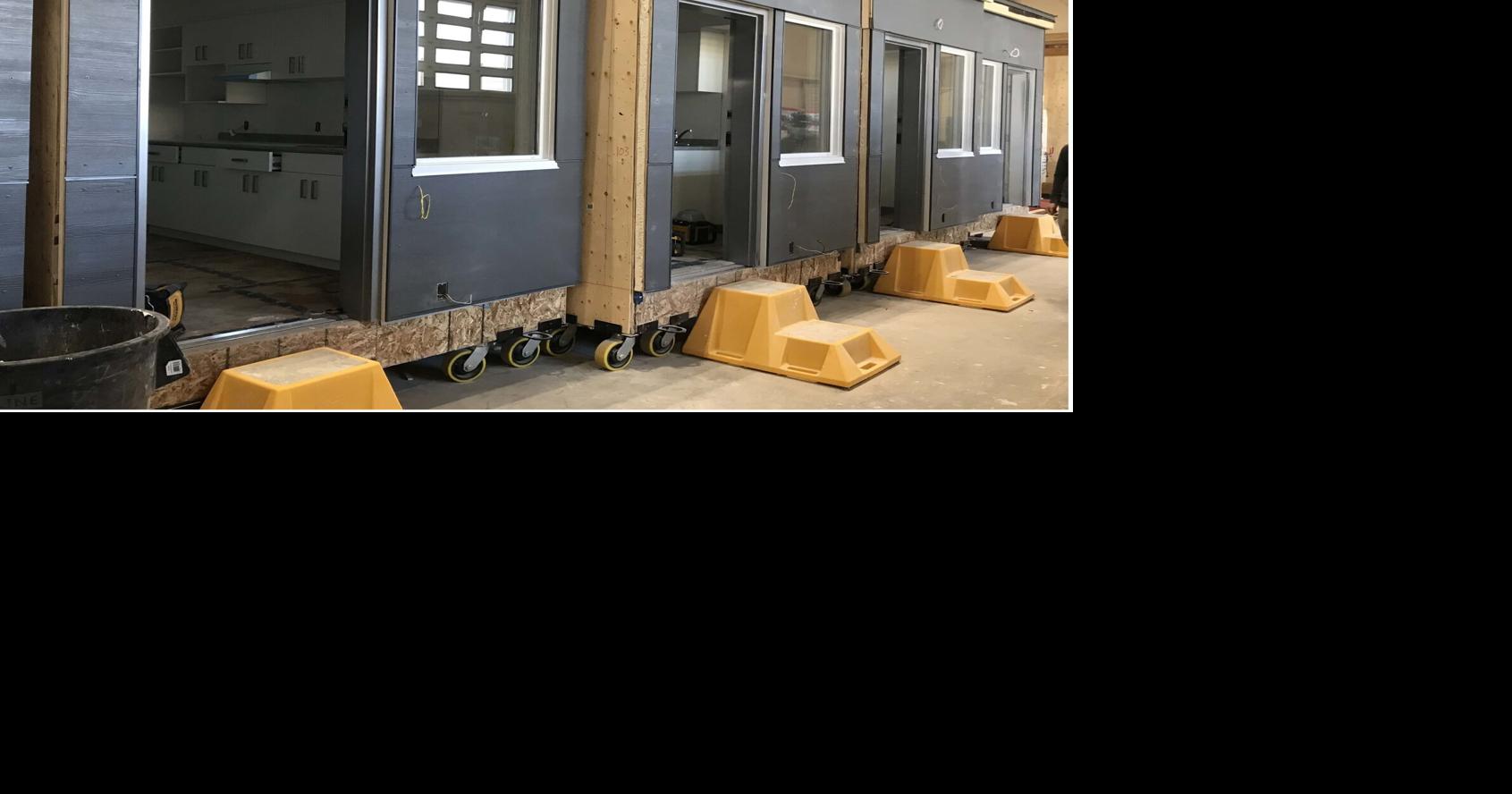 Oshawa micro-home installation begins