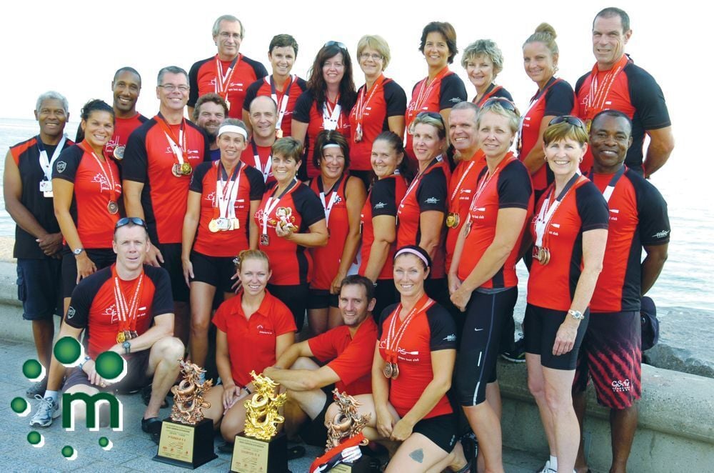 Pickering Dragon Boat Club golden at world championships