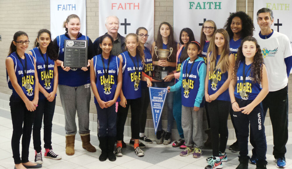 Pickering's St. Monica wins Catholic Cup volleyball tournament