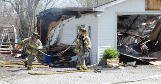 Shed at Cannington home catches fire