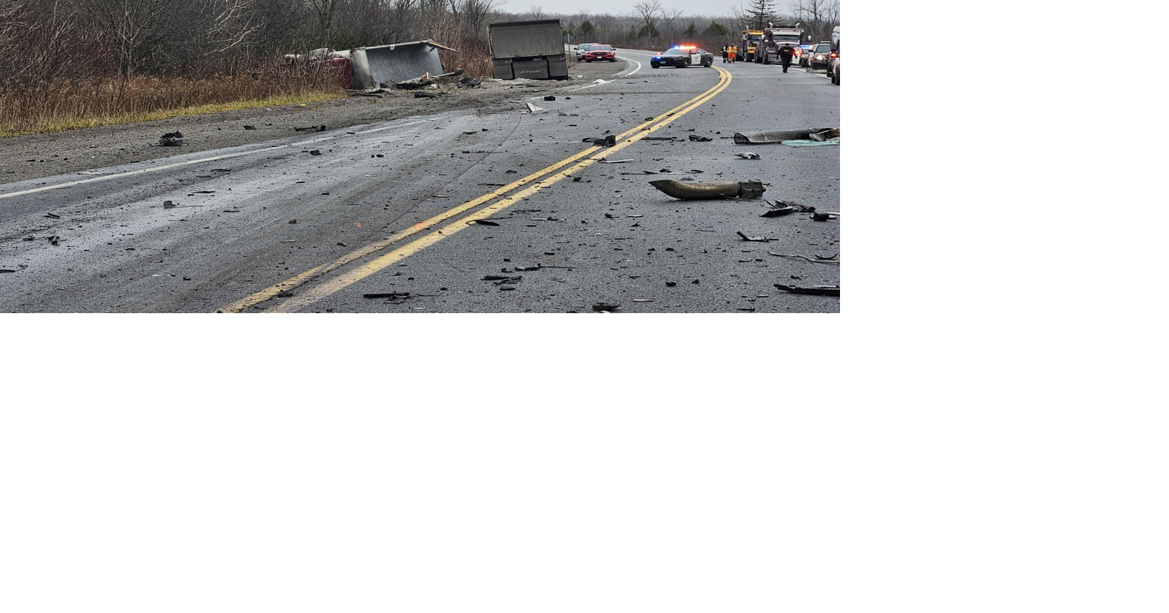 Stretch of Highway 48 closed in Brock Township after crash