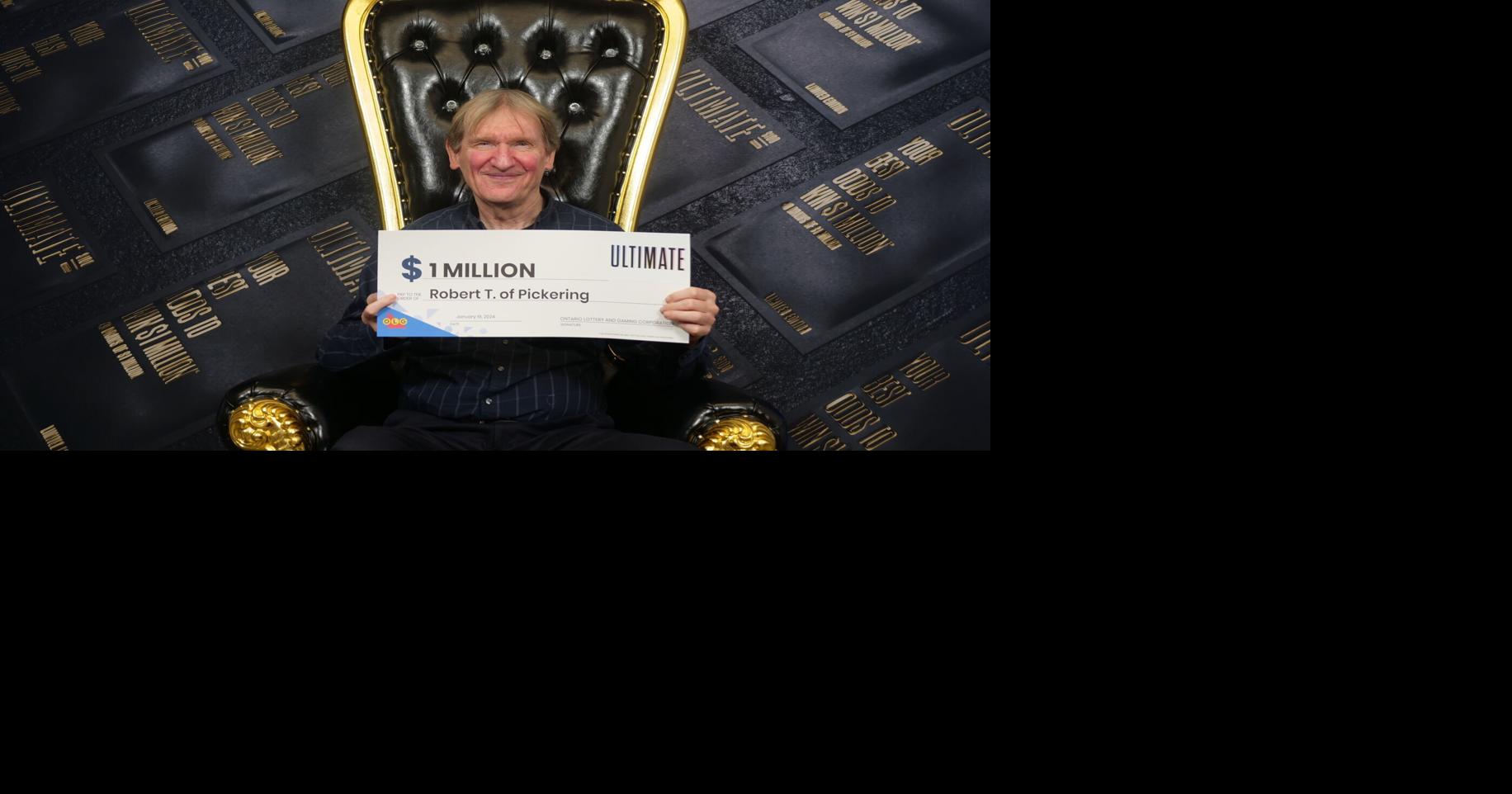Pickering man wins $1 million after lottery ticket purchase