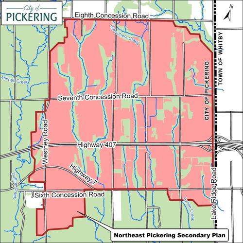 Pickering plans to develop a whole new community, many opposed