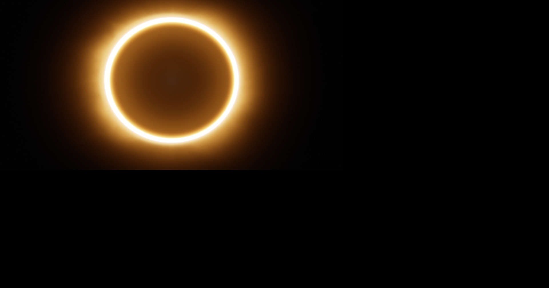 Annular eclipse will be partially visible this weekend