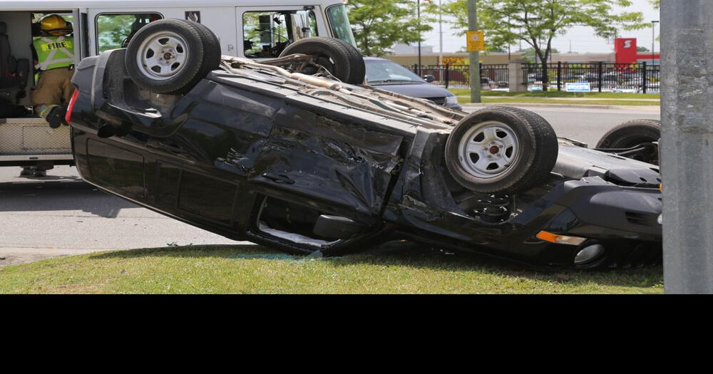 Vehicle rollover in north Whitby accident