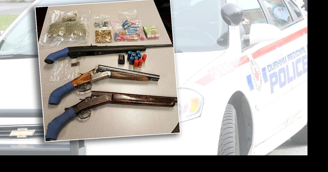 Drugs, sawed-off shotguns seized during police raid on Whitby apartment