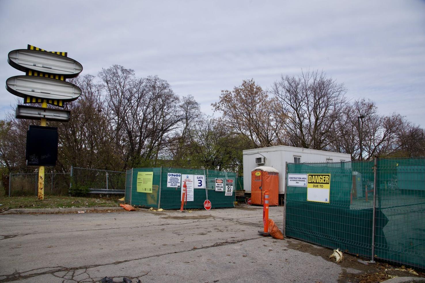 South Oshawa Tims demolished in Lakeshore East GO Expansion