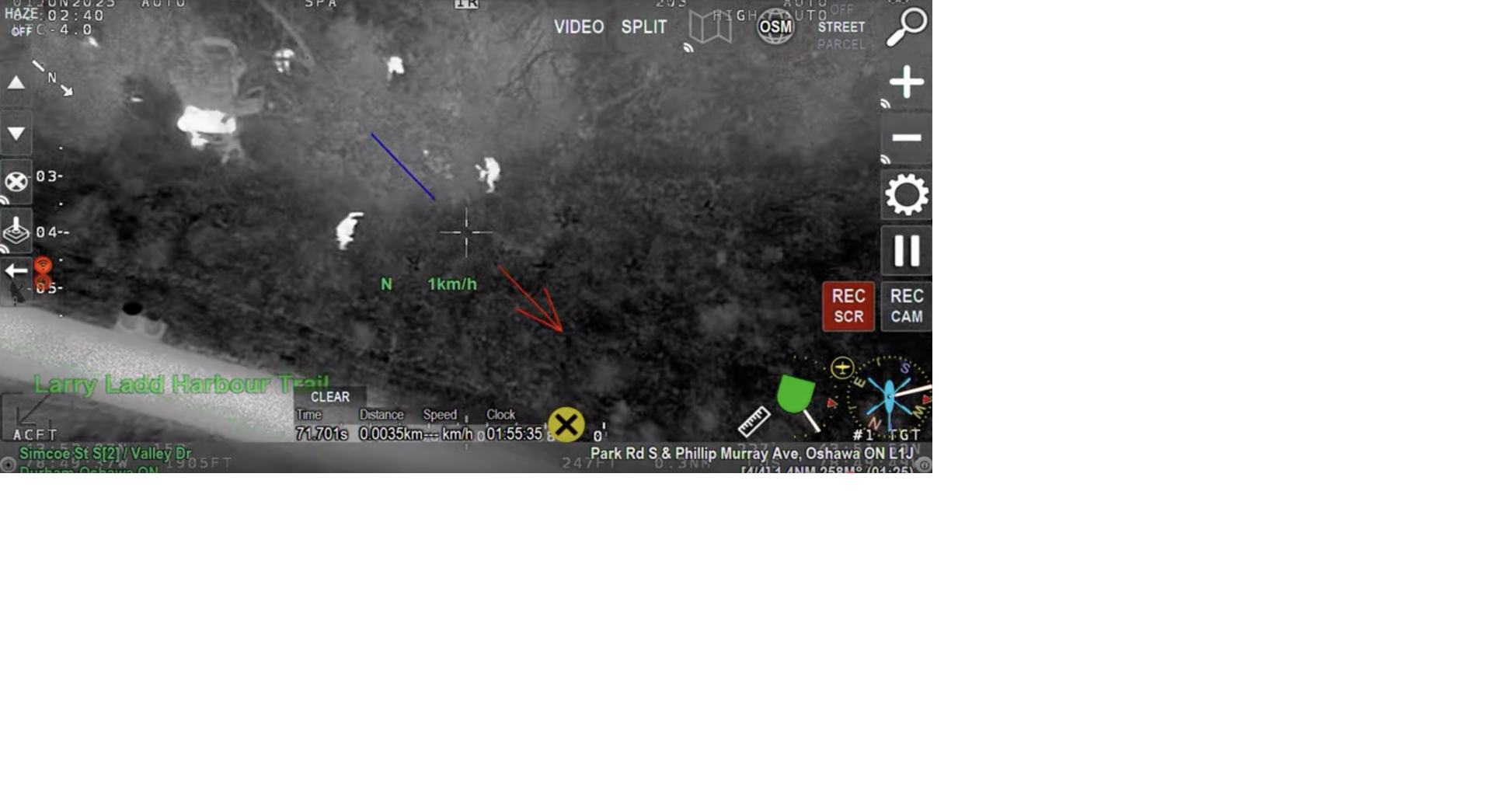 Durham police helicopter helps cops locate impaired suspect