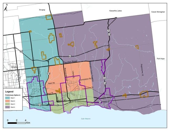 Mapping out new ward options in Clarington