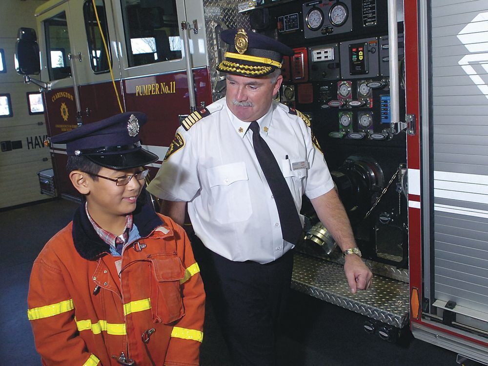 Bowmanville boy earns chance to be Fire Chief for a Day