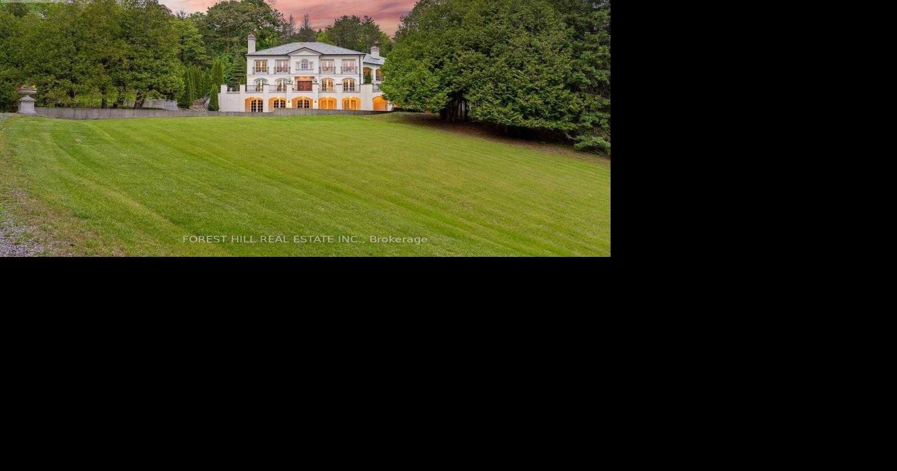 Uxbridge manor with authentic stone walls now on the market