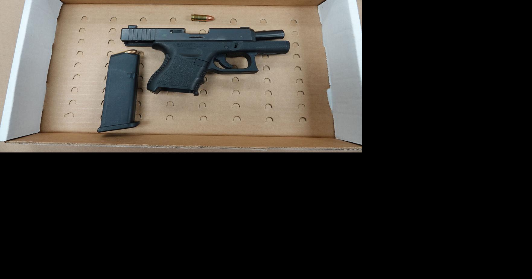 Ajax traffic stop leads to seizure of loaded handgun