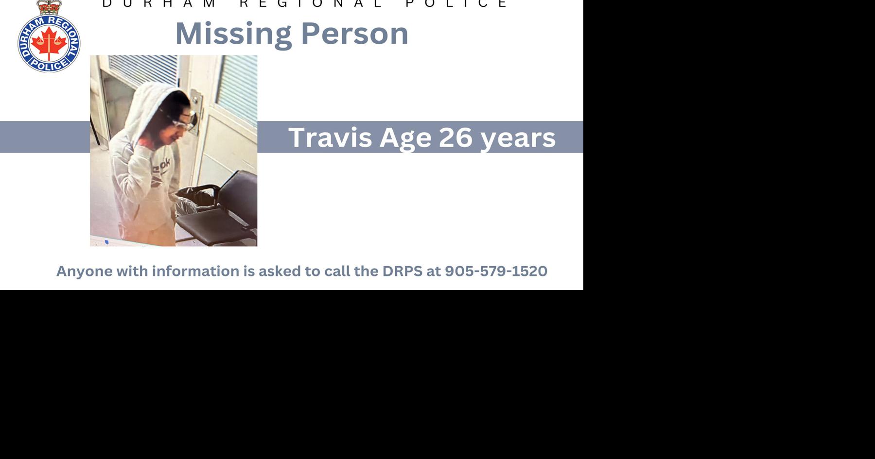 Search underway for ‘Travis’, missing 26-year-old from Ajax