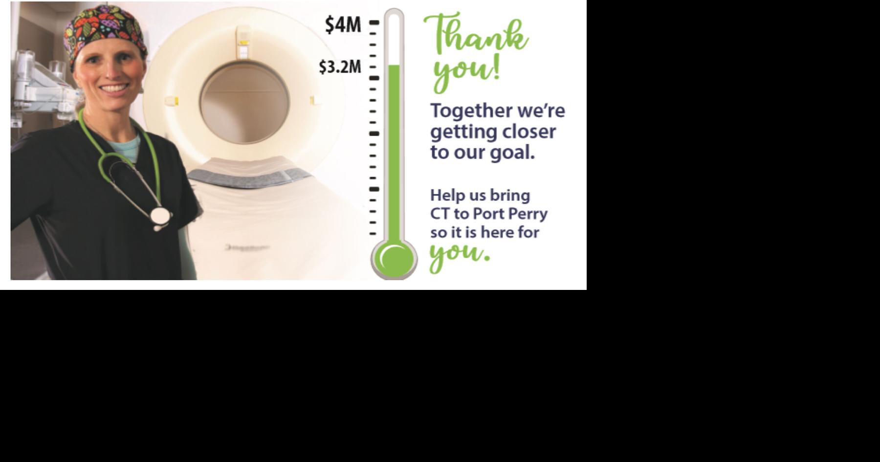 Port Perry Hospital Foundation hits $3.2M mark in CT scanner campaign