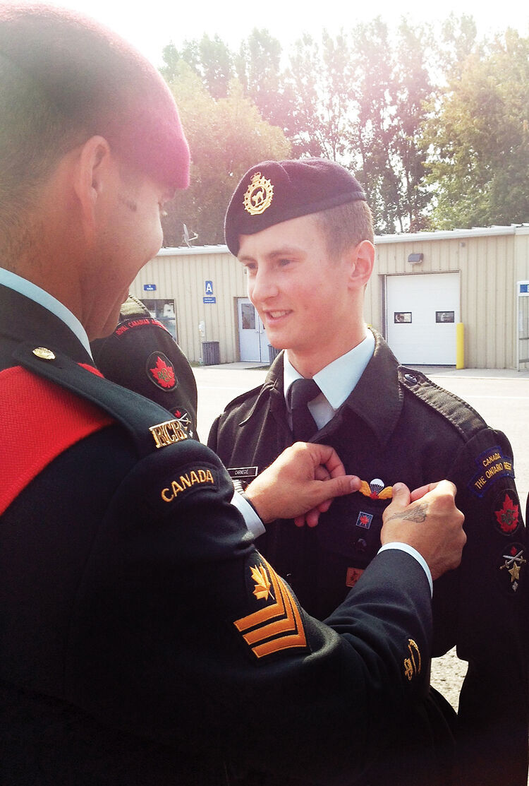 Port Perry army cadet flying high