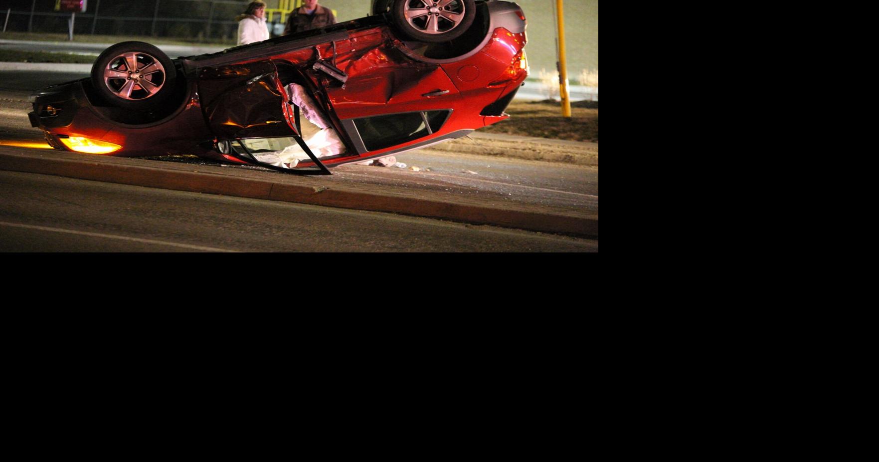 Minor injuries in Oshawa crash that saw car land on its roof