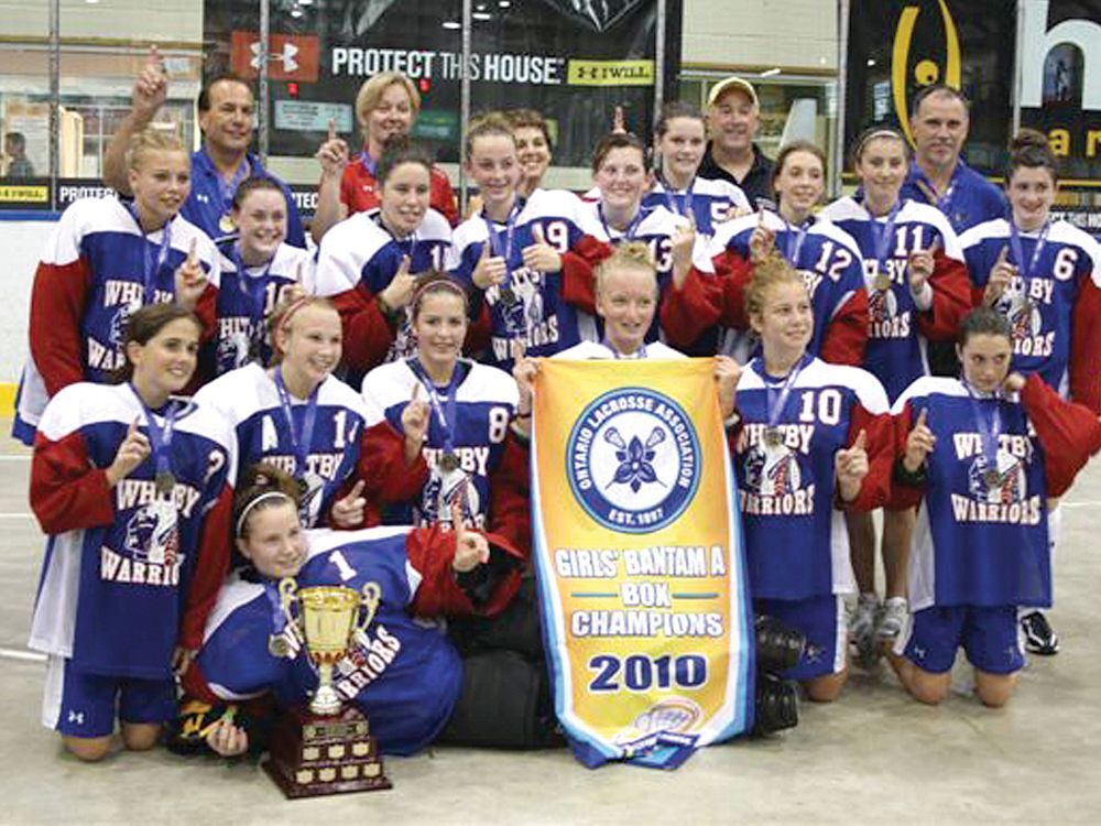 Whitby girls dominate box lacrosse