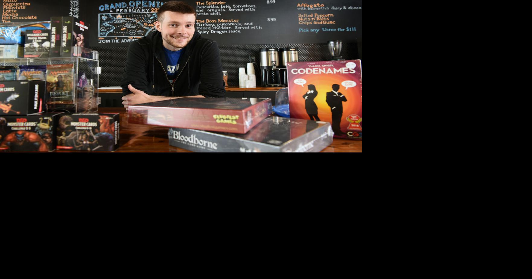 Business owner Andrew Neary lets ‘geek flag fly’ at new board game cafe ...