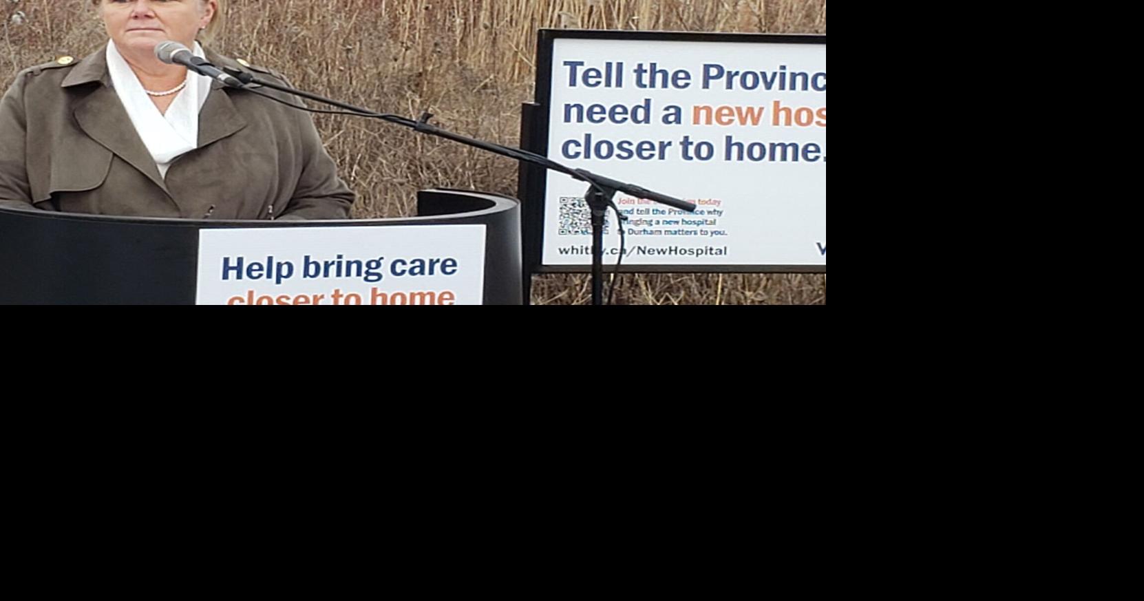 Whitby mayor pushes for local hospital with citizen campaign