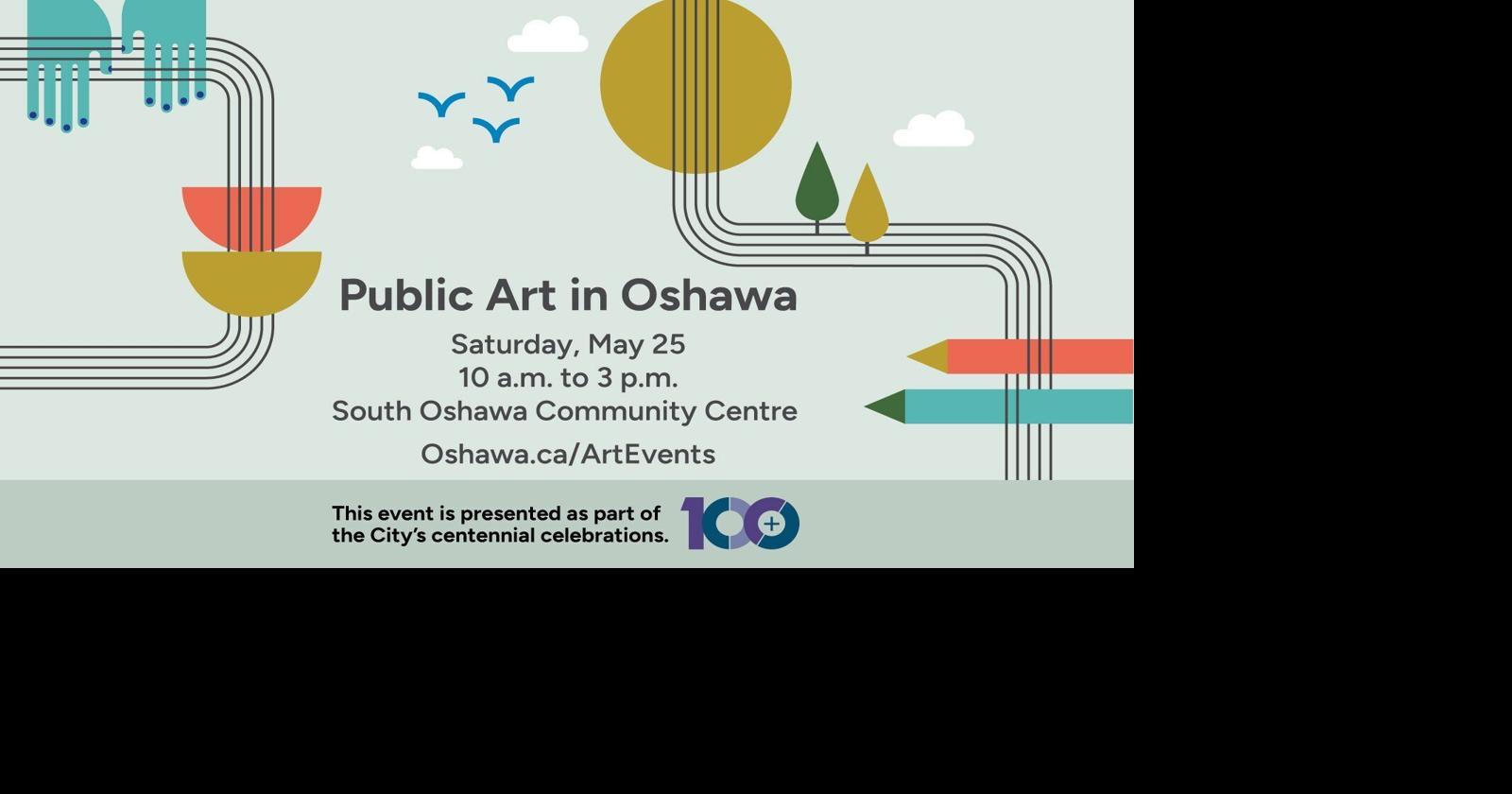 City of Oshawa invites you to public art event on May 25