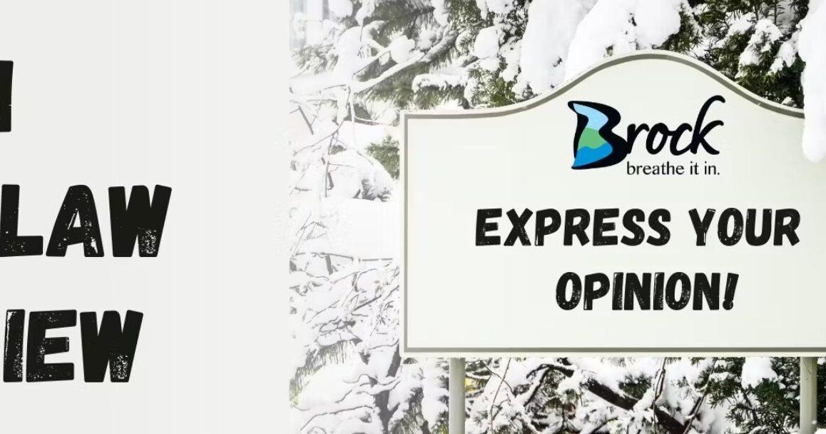 Brock invites public input on proposed new sign bylaw
