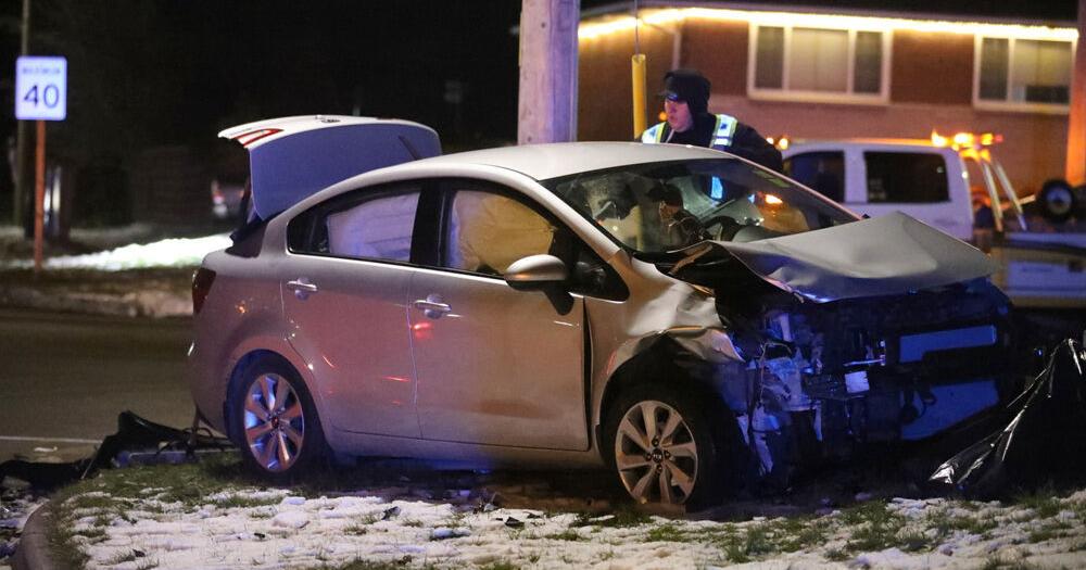 Five people were sent to hospital following a high-speed crash in ...