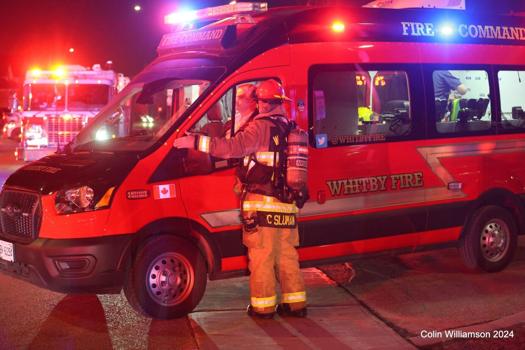 Whitby firefighters quickly extinguish house fire