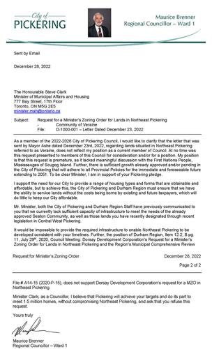 Pickering mayor, four councillors at odds over development plans