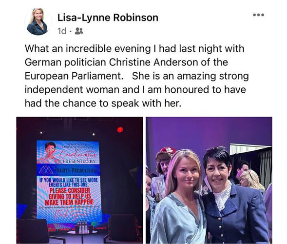 Pickering councillor Lisa Robinson criticized for attending event for ...