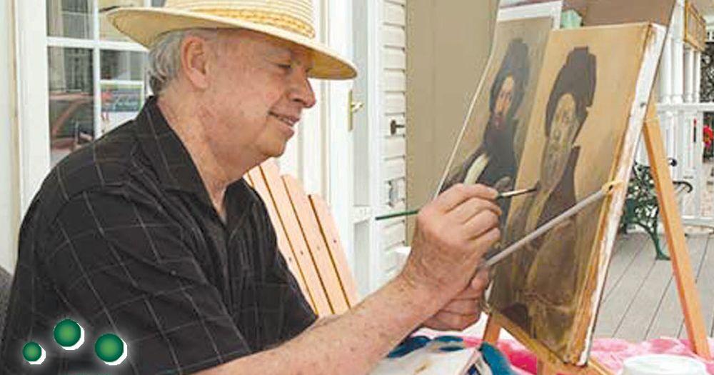 Meet a Durham artist on the porch at SilverStone Gallery