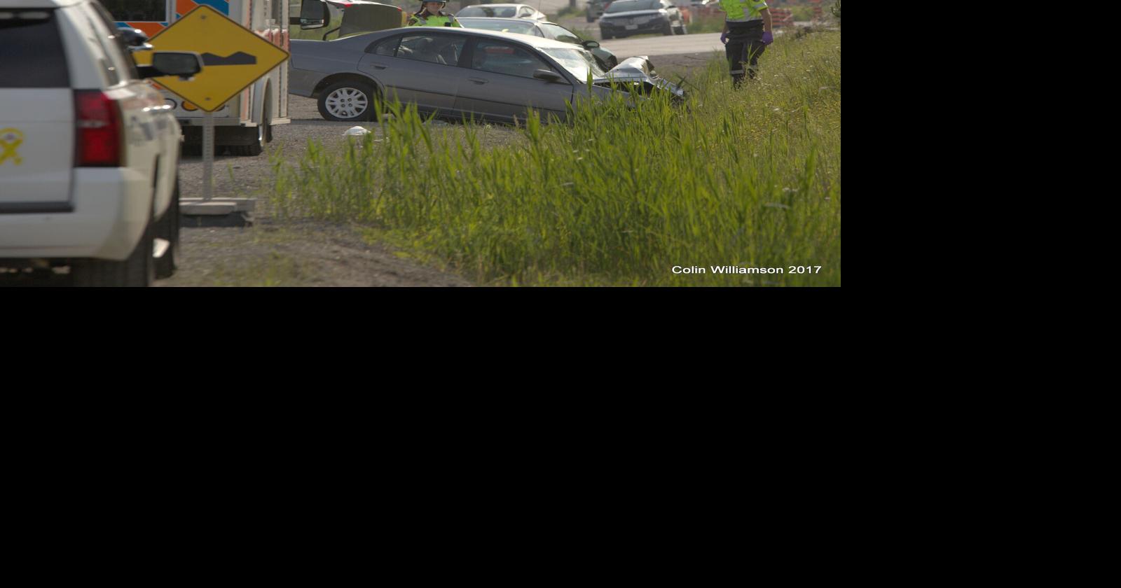 Woman airlifted to hospital following crash in Whitby Monday evening