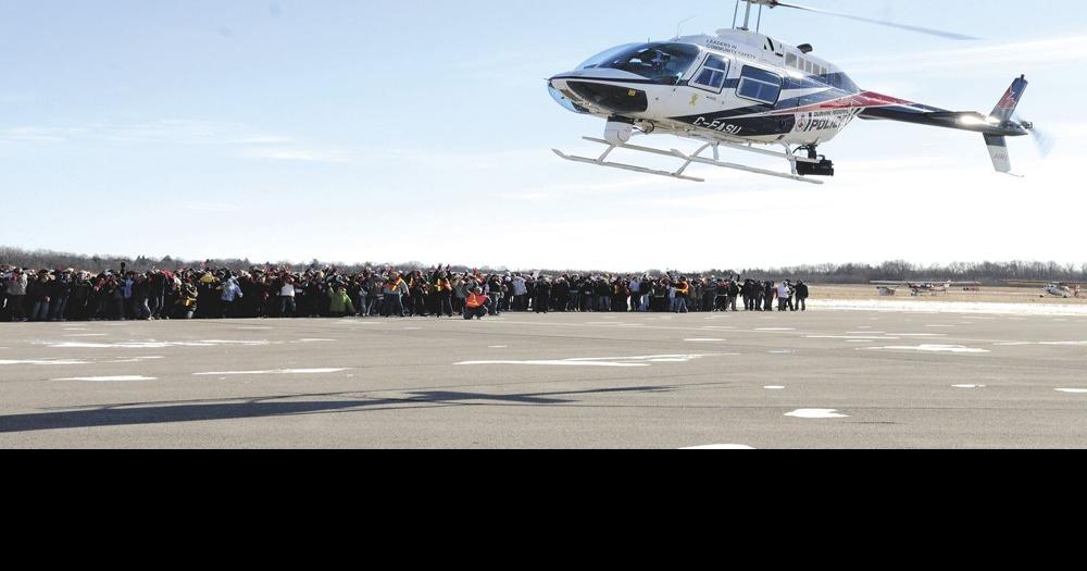 Durham police helicopter helps locate men in distress