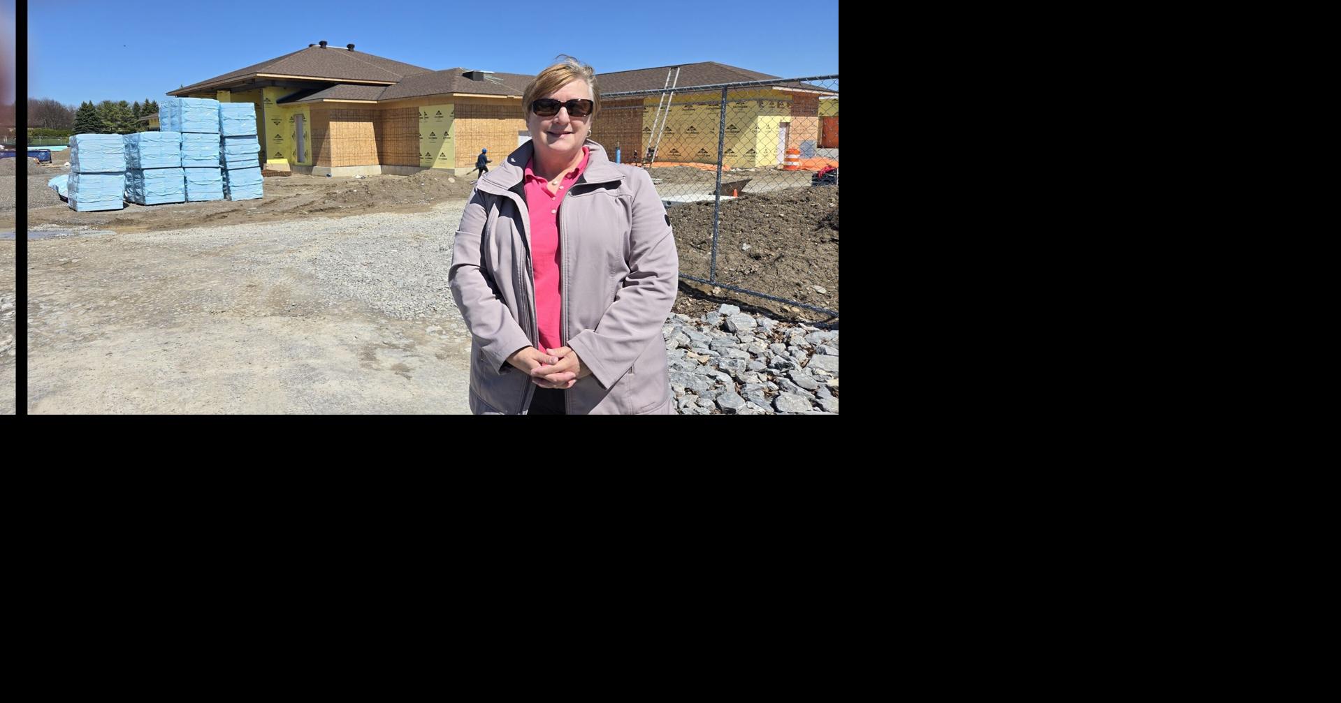 Hospice Whitby – Roger Anderson House construction half done