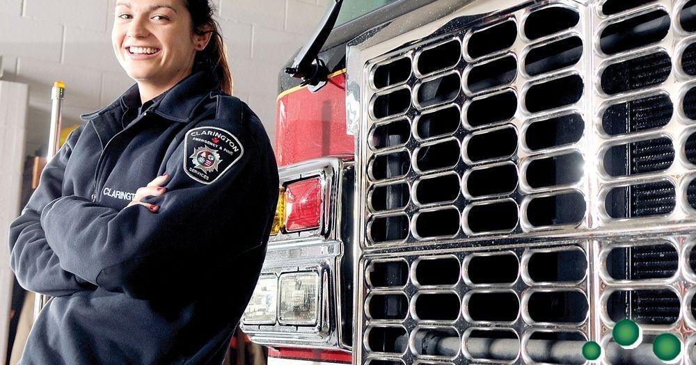 Clarington gets its first full-time female firefighter