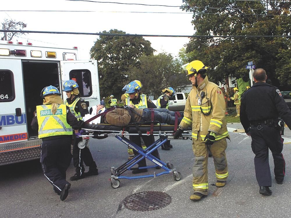Two taken to hospital after Whitby accident
