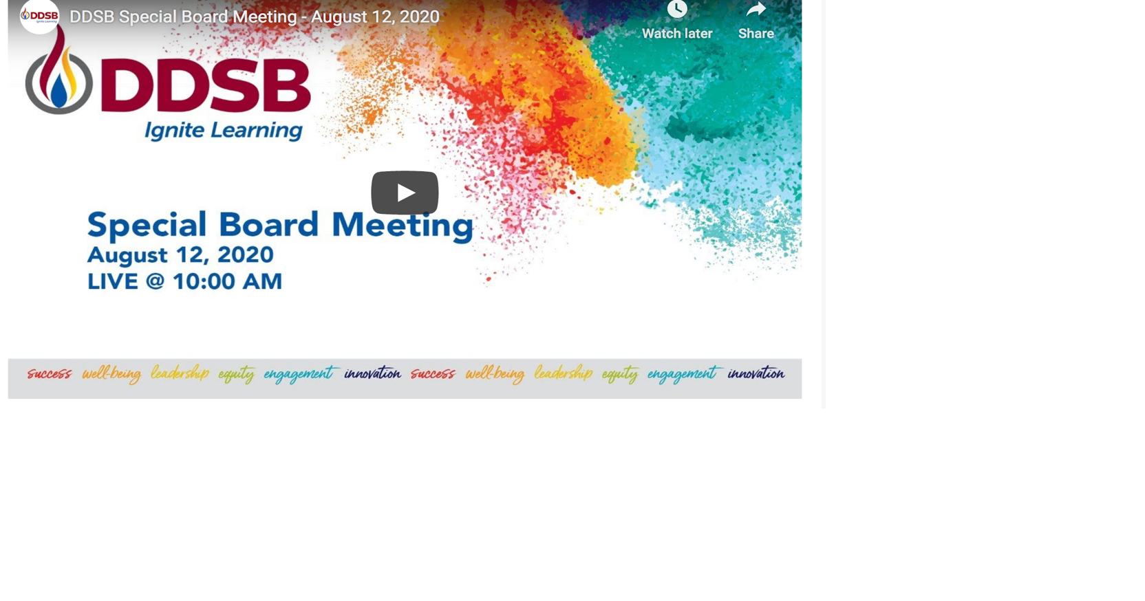 LIVE STREAM: Durham District School Board is holding a special board ...