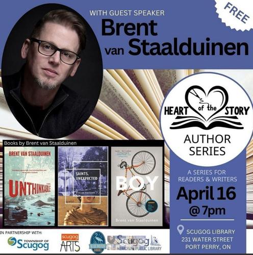 Heart of the Story author series returns to Scugog library