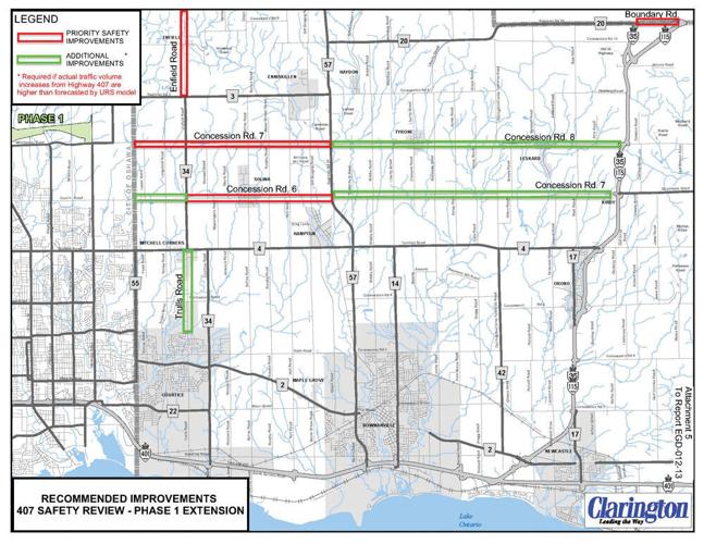 Clarington needs $18 million in improvements to make roads safe for Hwy ...