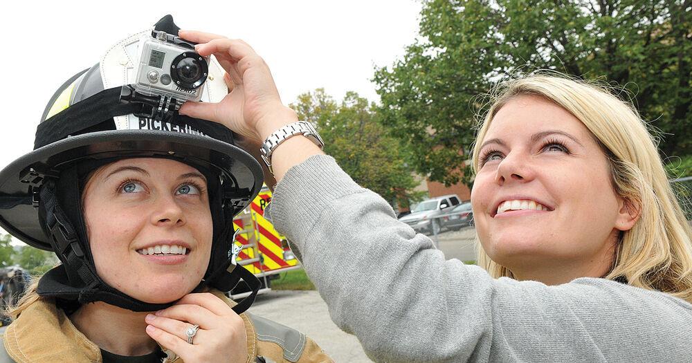 Being a firefighter for a day in Pickering