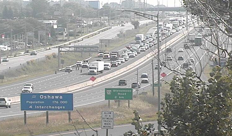 HIGHWAY 401 TRAFFIC UPDATE: Traffic through Oshawa moving again after ...