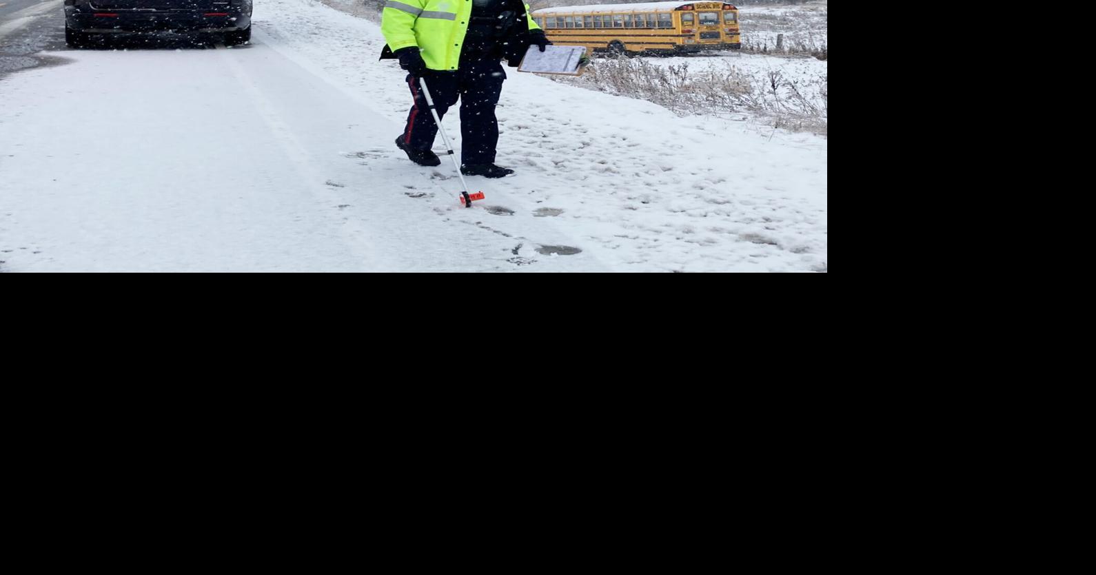 Driver injured in Brock school bus crash during the snowstorm Thursday ...
