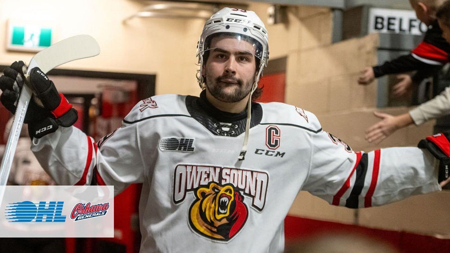 Oshawa Generals get Owen Sound’s Colby Barlow in OHL trade