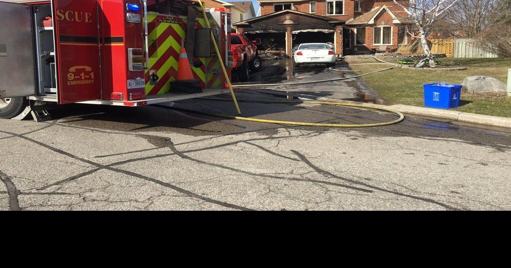 VIDEO: Courtice home owner injured, dog dies in house fire