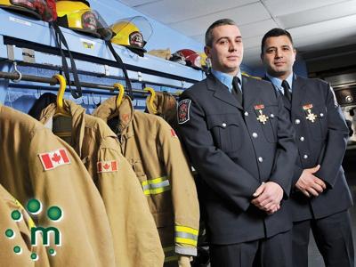 Firefighters awarded for heroic efforts in fatal Whitby fire