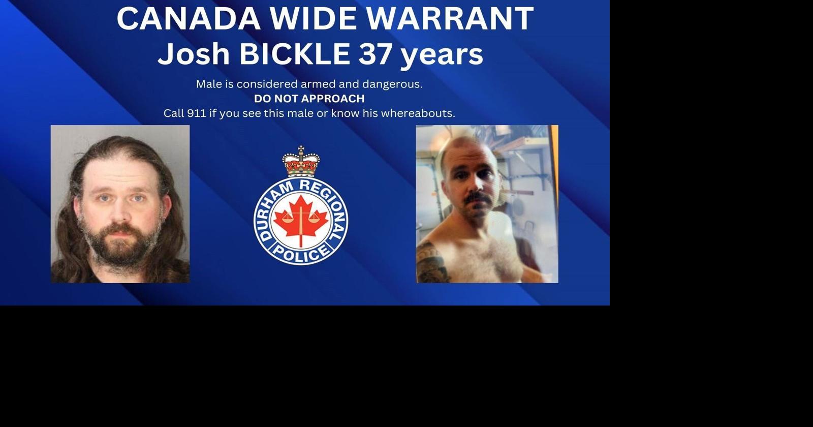 Josh Bickle arrested in Oshawa after 45 days