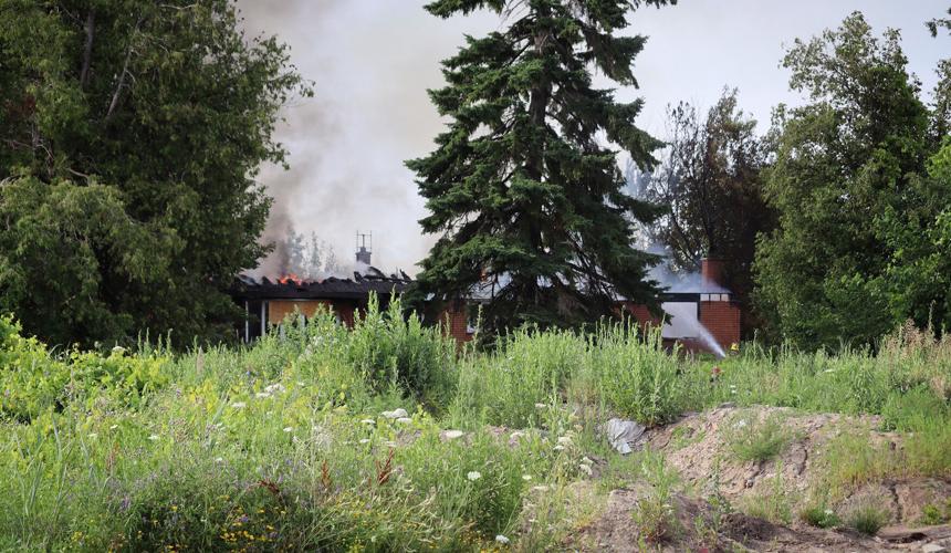 Abandoned Whitby home destroyed by fire Wednesday evening