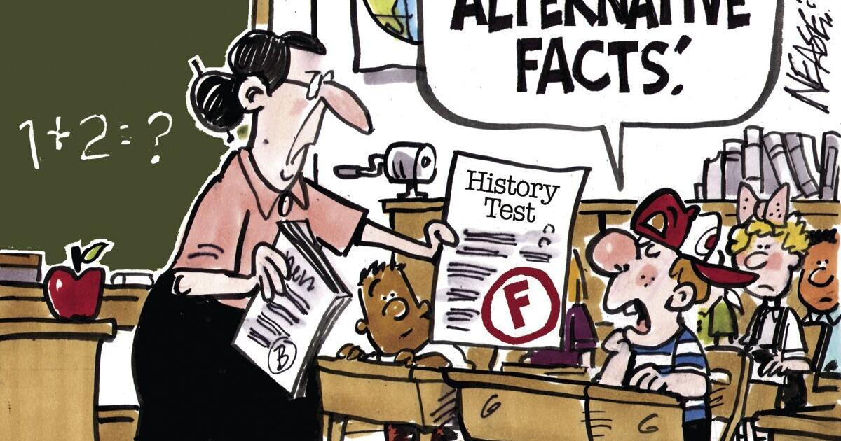 Today's cartoon: Alternative facts
