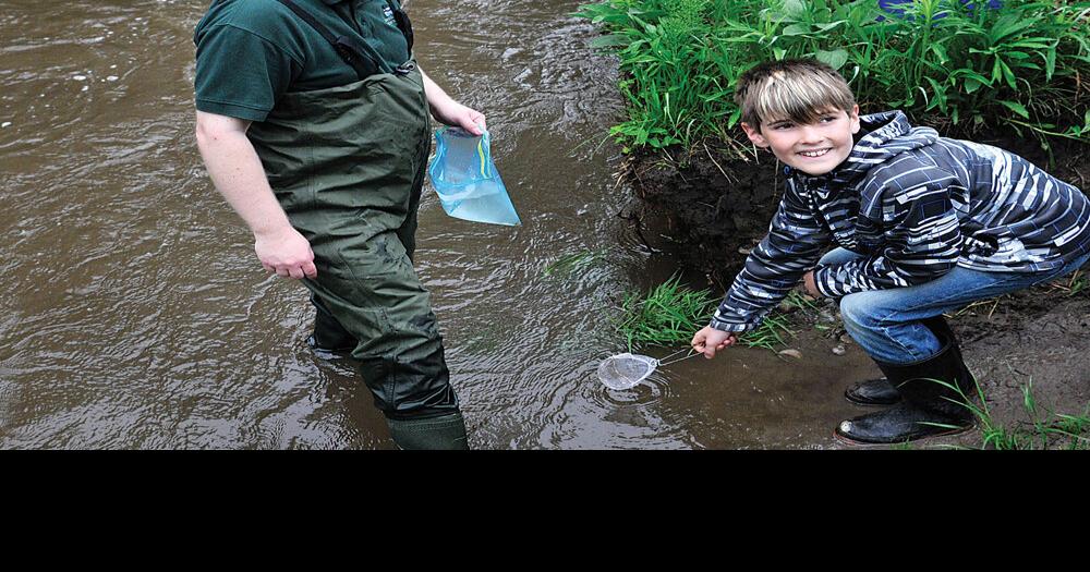 Pickering students helping salmon grow