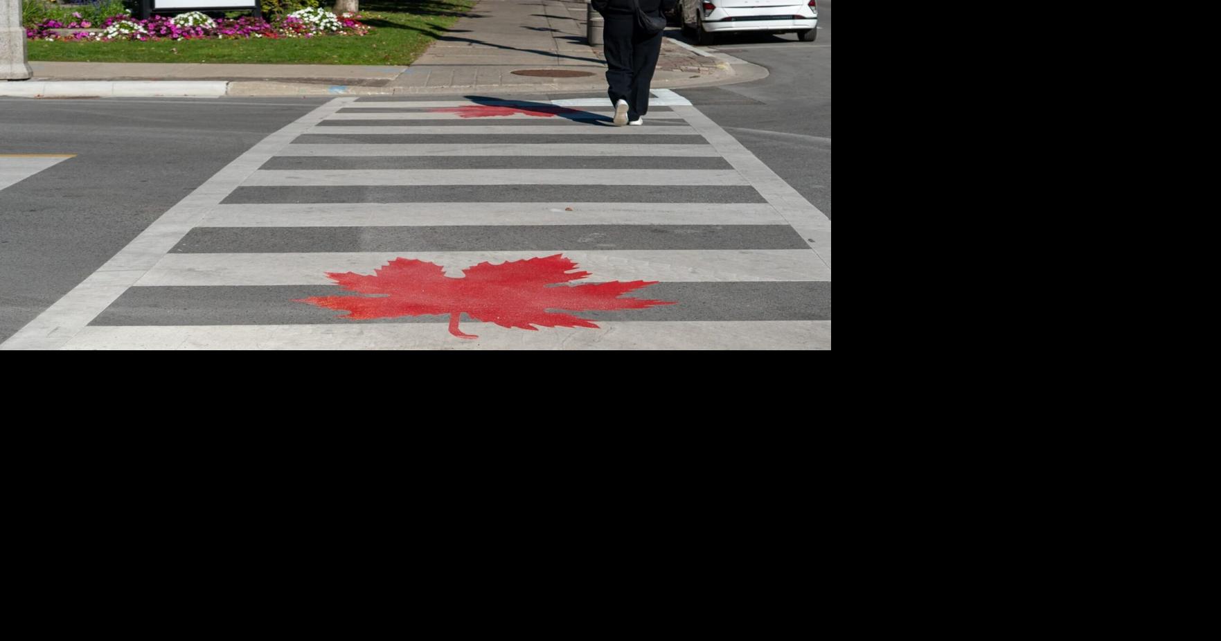 Veterans’ crosswalks installed near Oshawa’s Memorial Park